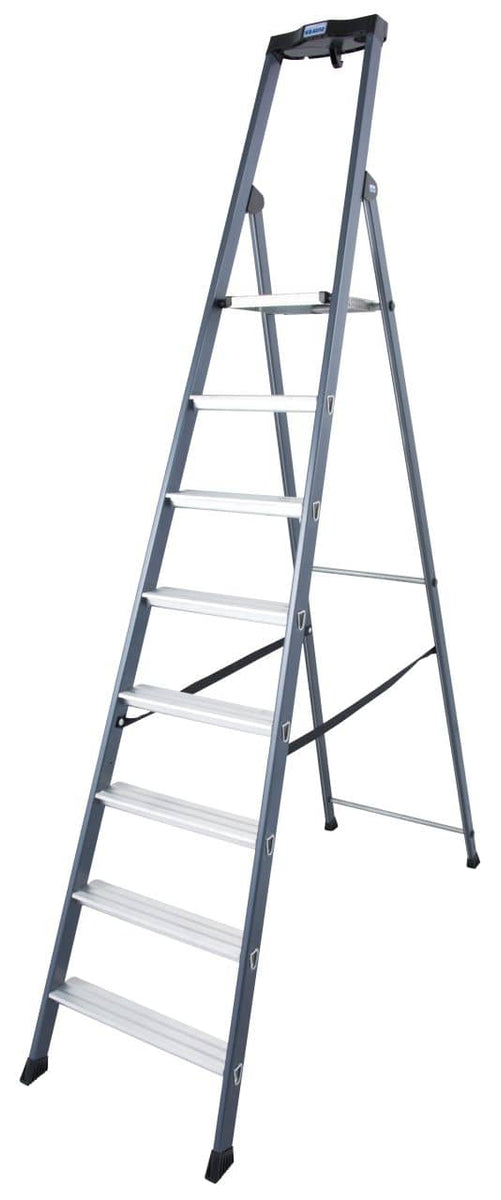 KRAUSE SePro S Step ladder, anodised 7+1 – MANA